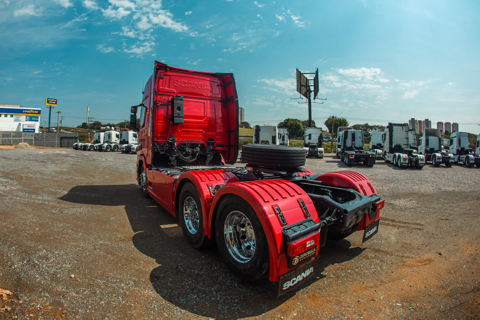 SCANIA R450 6X2 2023 Zero Bala Caminh es